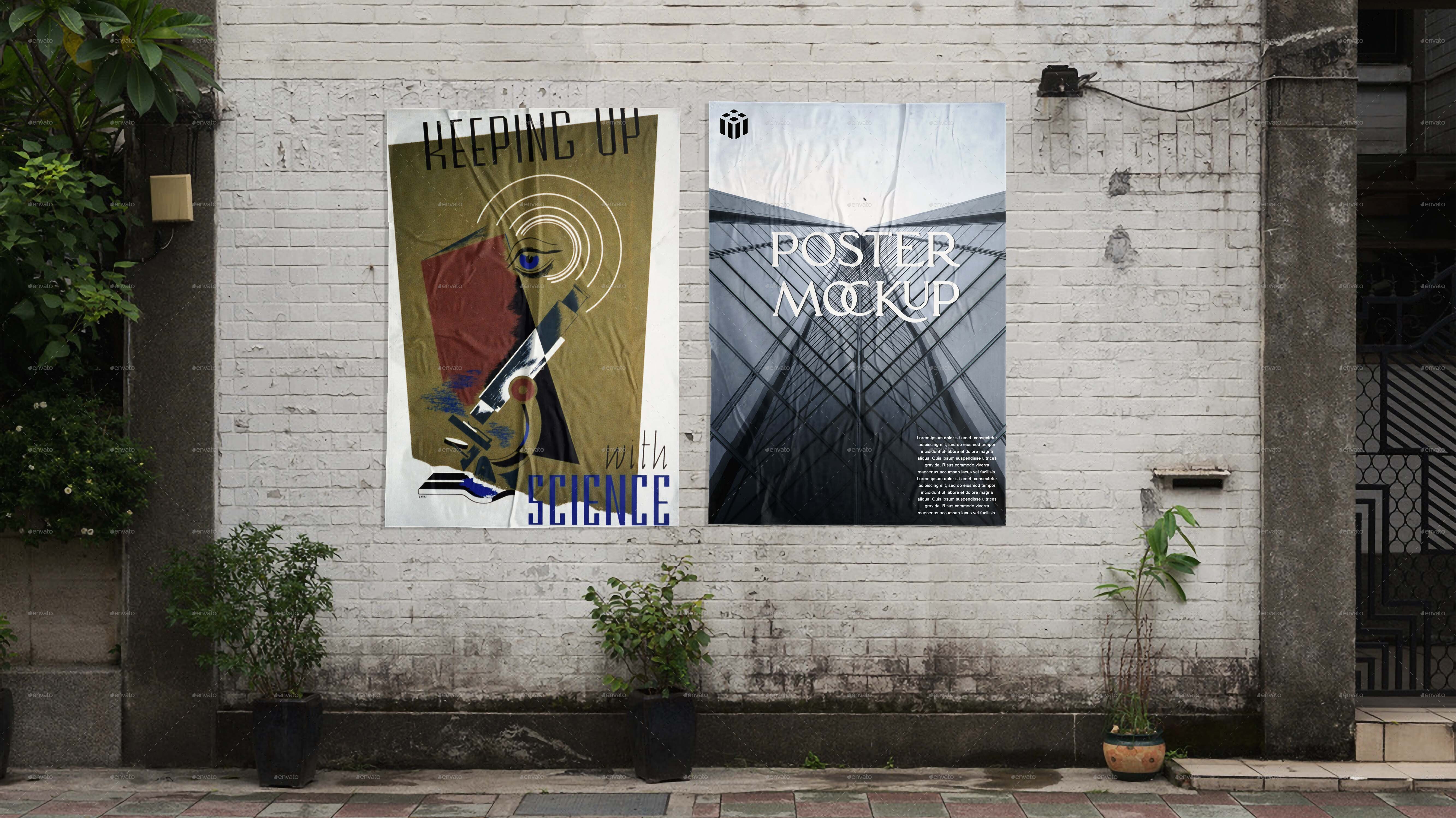 Realistic Poster Mockup, Graphics | GraphicRiver