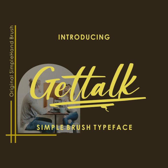 Gettalk, Fonts | GraphicRiver