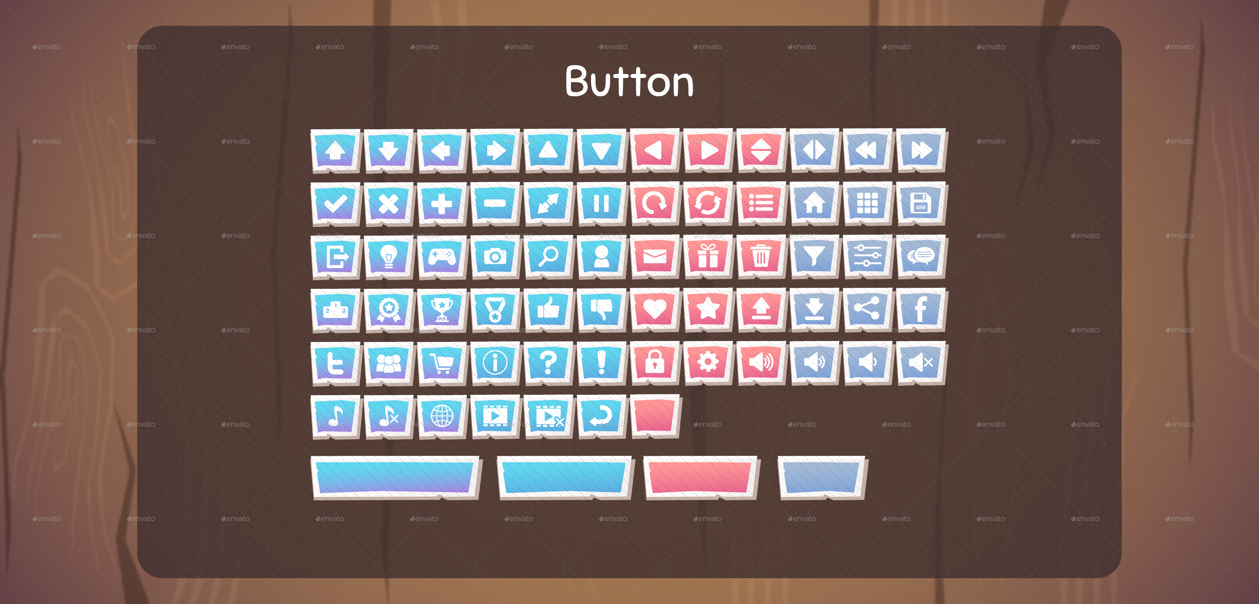 Notebook Theme GUI Pack 18, Game Assets | GraphicRiver