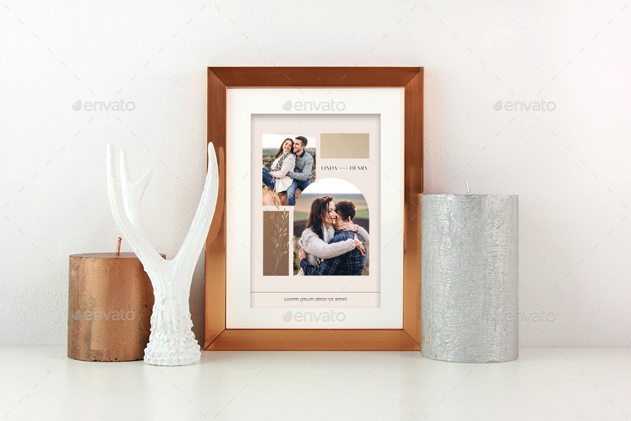 Modern Photo Collage Card Template, Print Templates | GraphicRiver