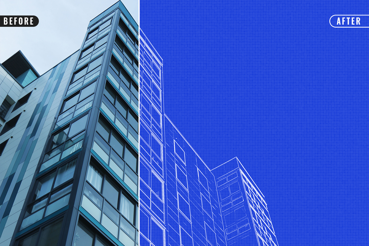 Blueprint Effect Photoshop, Add-ons | GraphicRiver