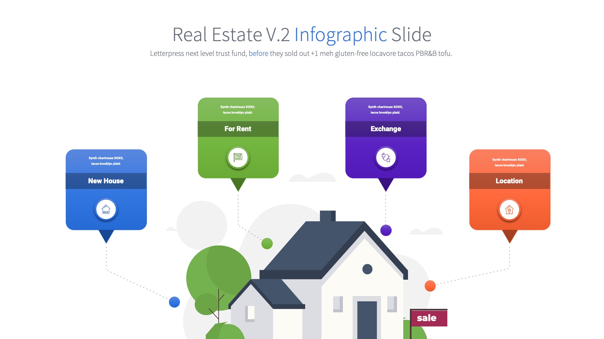 Real Estate V.2 - PowerPoint Infographics Slides, Presentation Templates