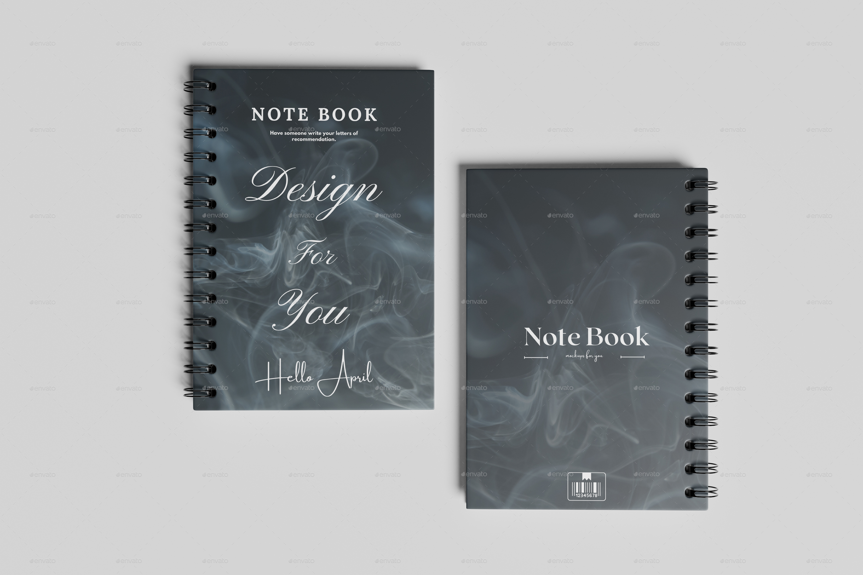 A4 Spiral Notebook Mockup, Graphics | GraphicRiver
