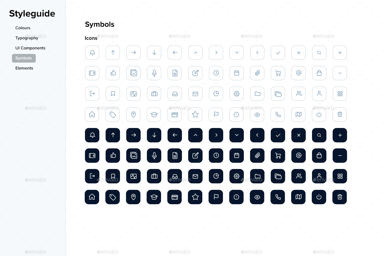 Dashboard UI Styleguide, Web Elements | GraphicRiver
