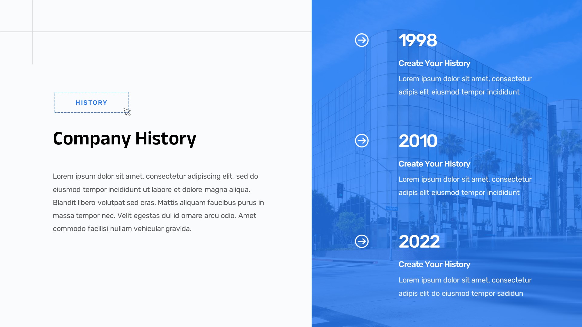 Company Profile Modern PowerPoint Template, Presentation Templates