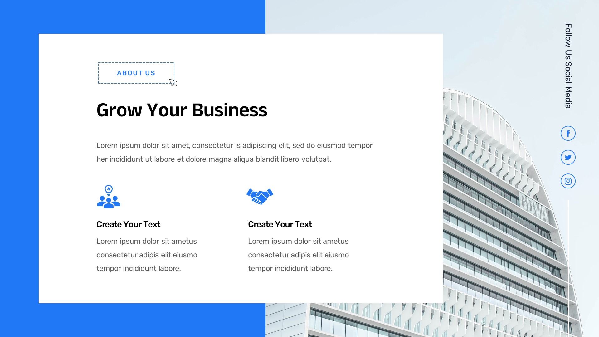 Company Profile Modern PowerPoint Template, Presentation Templates