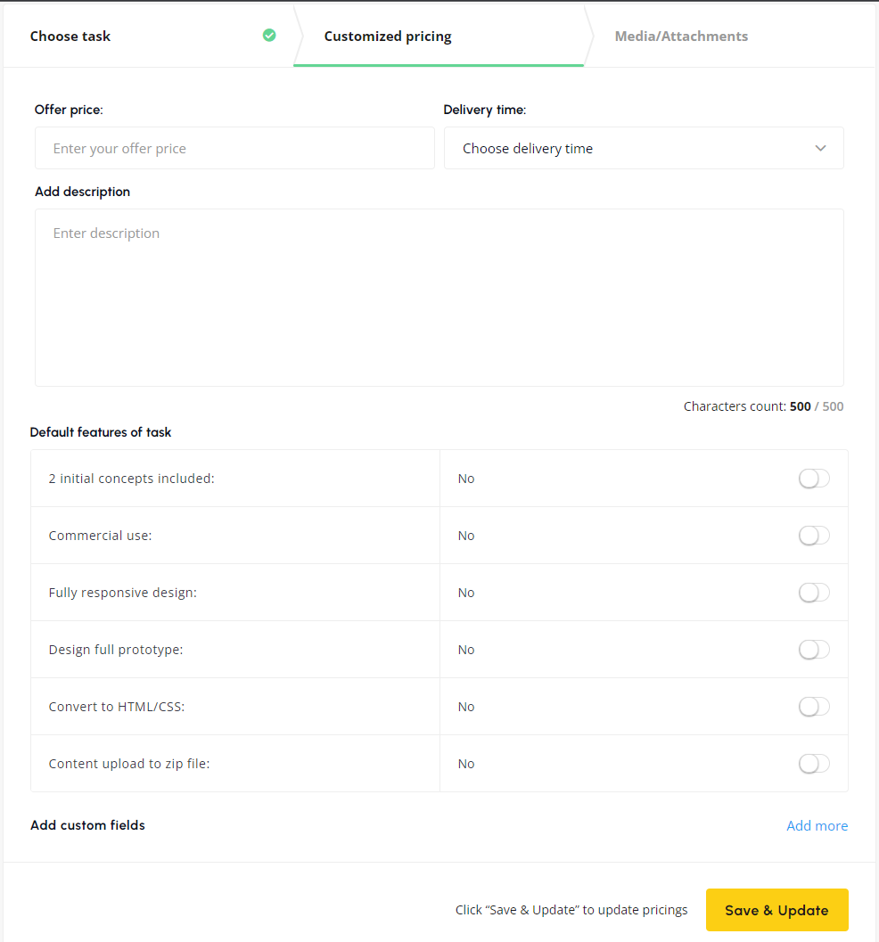 Taskbot addon - Customized task offer by AmentoTech | CodeCanyon