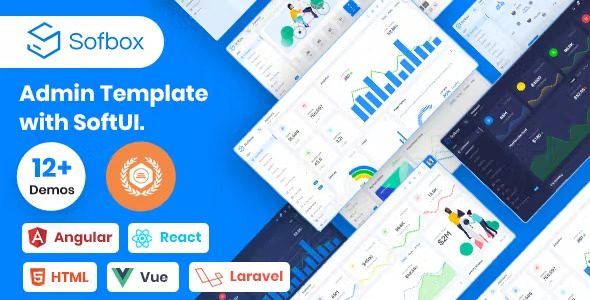 Sofbox Admin - Vuejs, Laravel, Angular 9, React, HTML Admin Theme by iqonicdesign