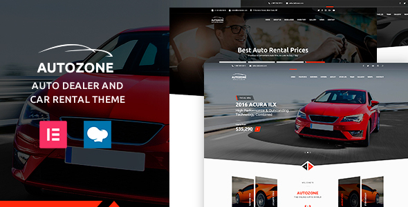 Autozone - Auto Dealer & Car Rental Theme by Templines | ThemeForest