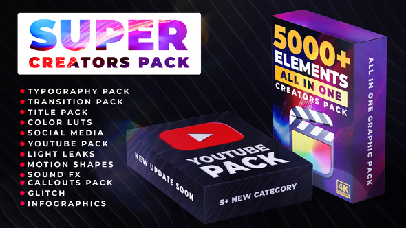 Super Creators Pack by Professional_Motion_Company | VideoHive