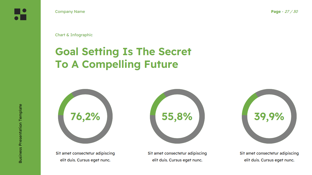 Simple Green White Creative Modern Business Plan, Presentation Templates