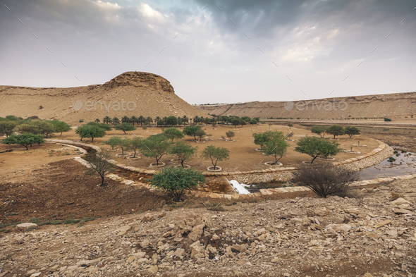 Wadi Laban Dam in winter Stock Photo by iiMOHAMMEDii | PhotoDune