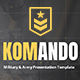 KOMANDO - Military & Army Powerpoint Template, Presentation Templates