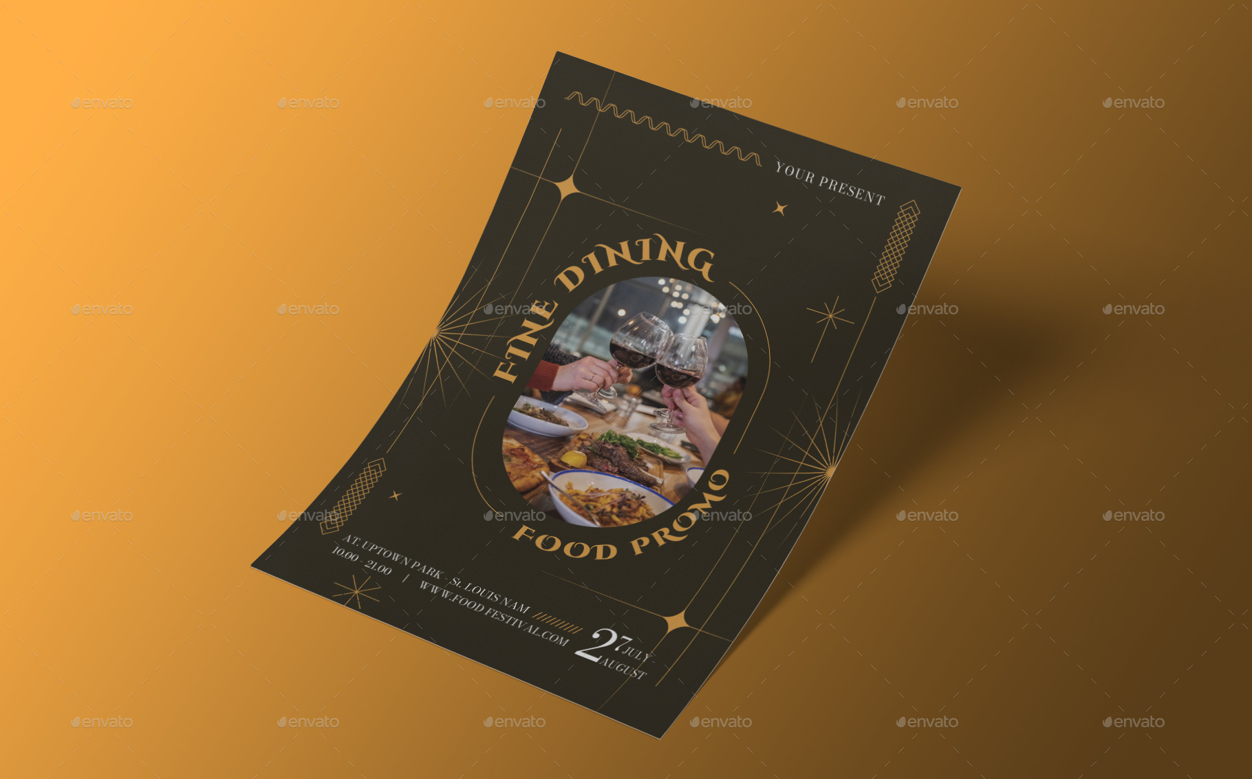 Fine Dining Food Promo Flyer, Print Templates | GraphicRiver