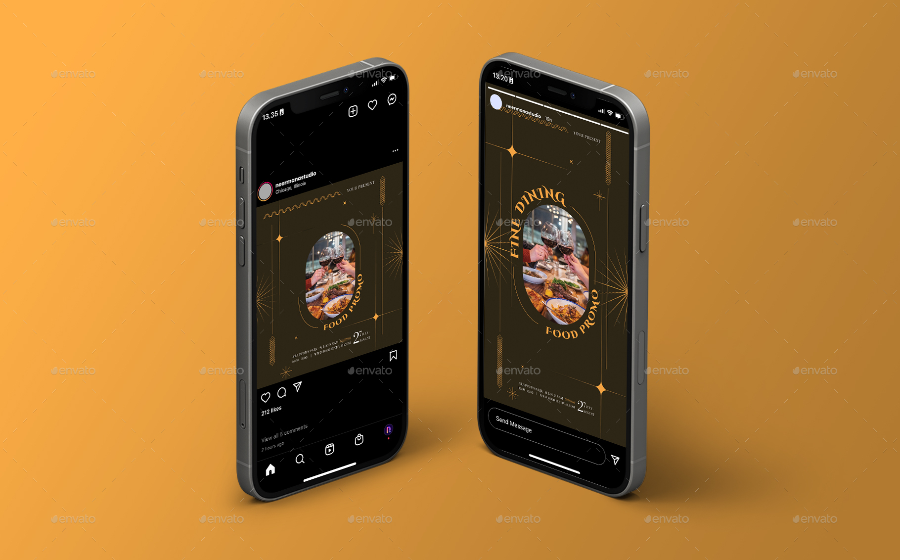 Fine Dining Food Promo Flyer, Print Templates | GraphicRiver