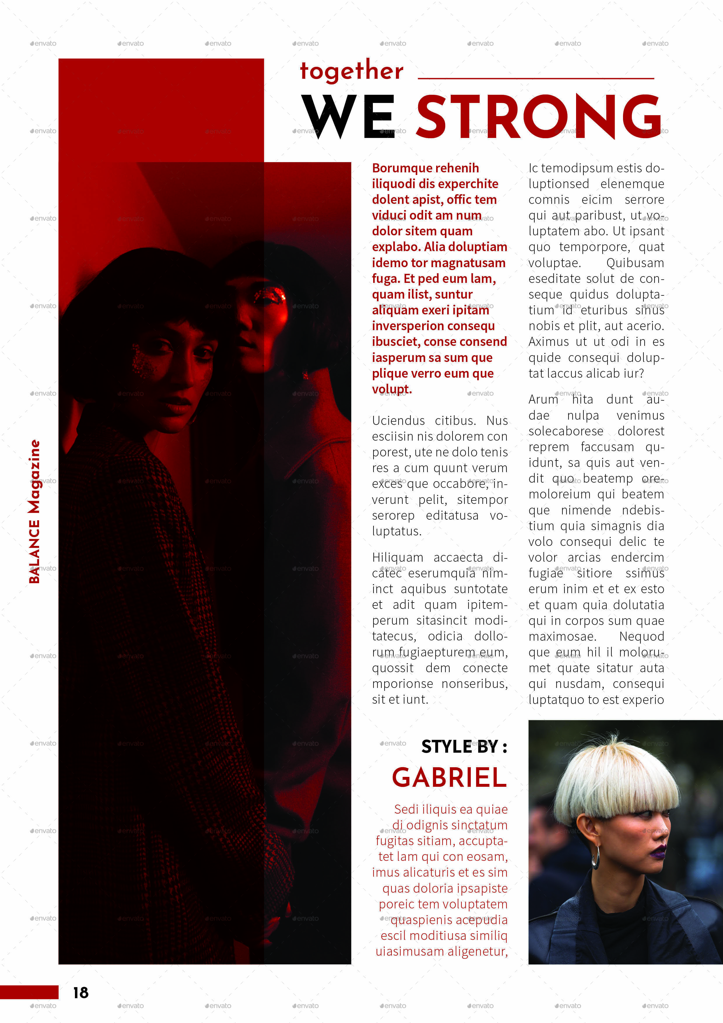 Balance Magazine, Print Templates | GraphicRiver