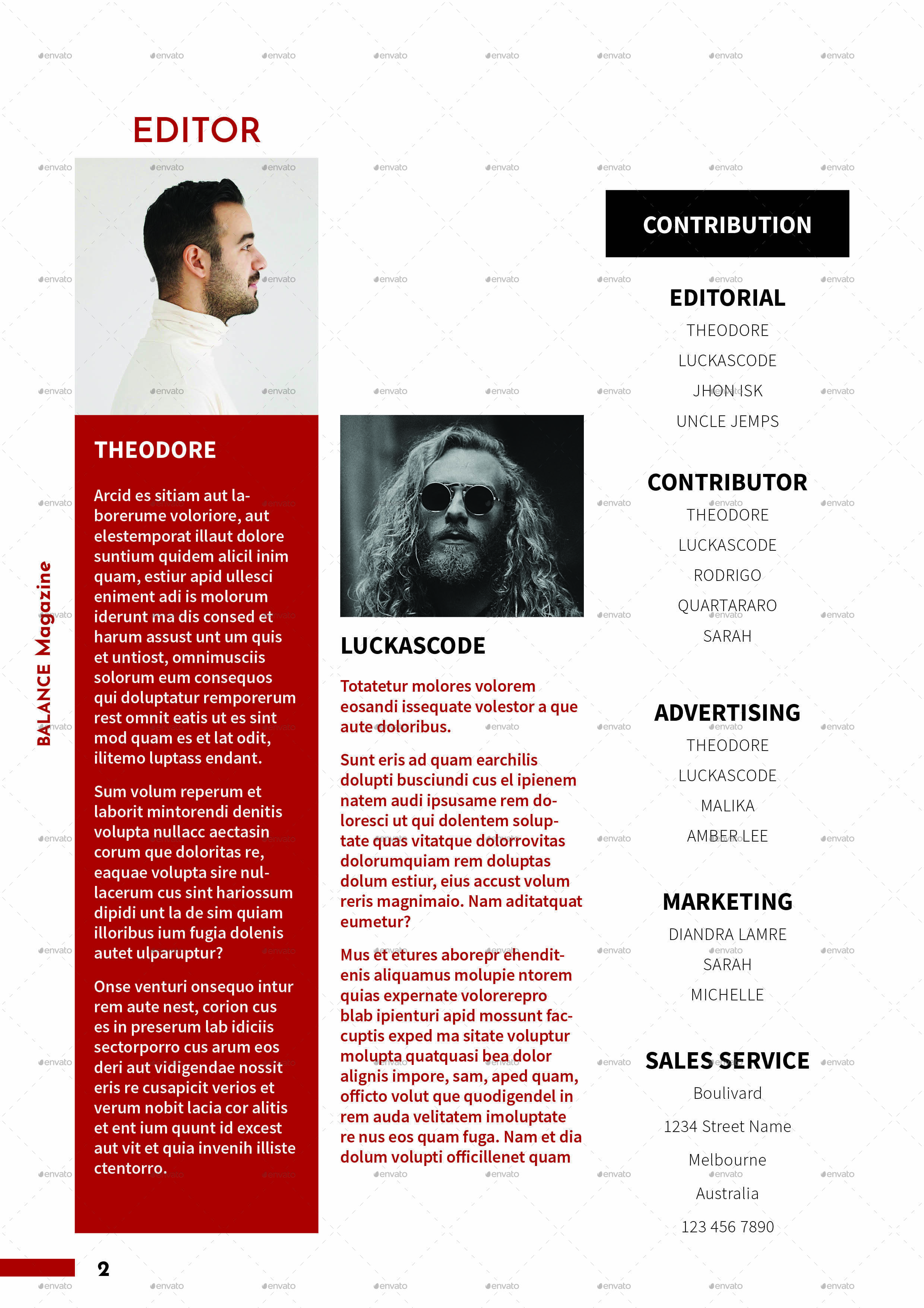 Balance Magazine, Print Templates | GraphicRiver