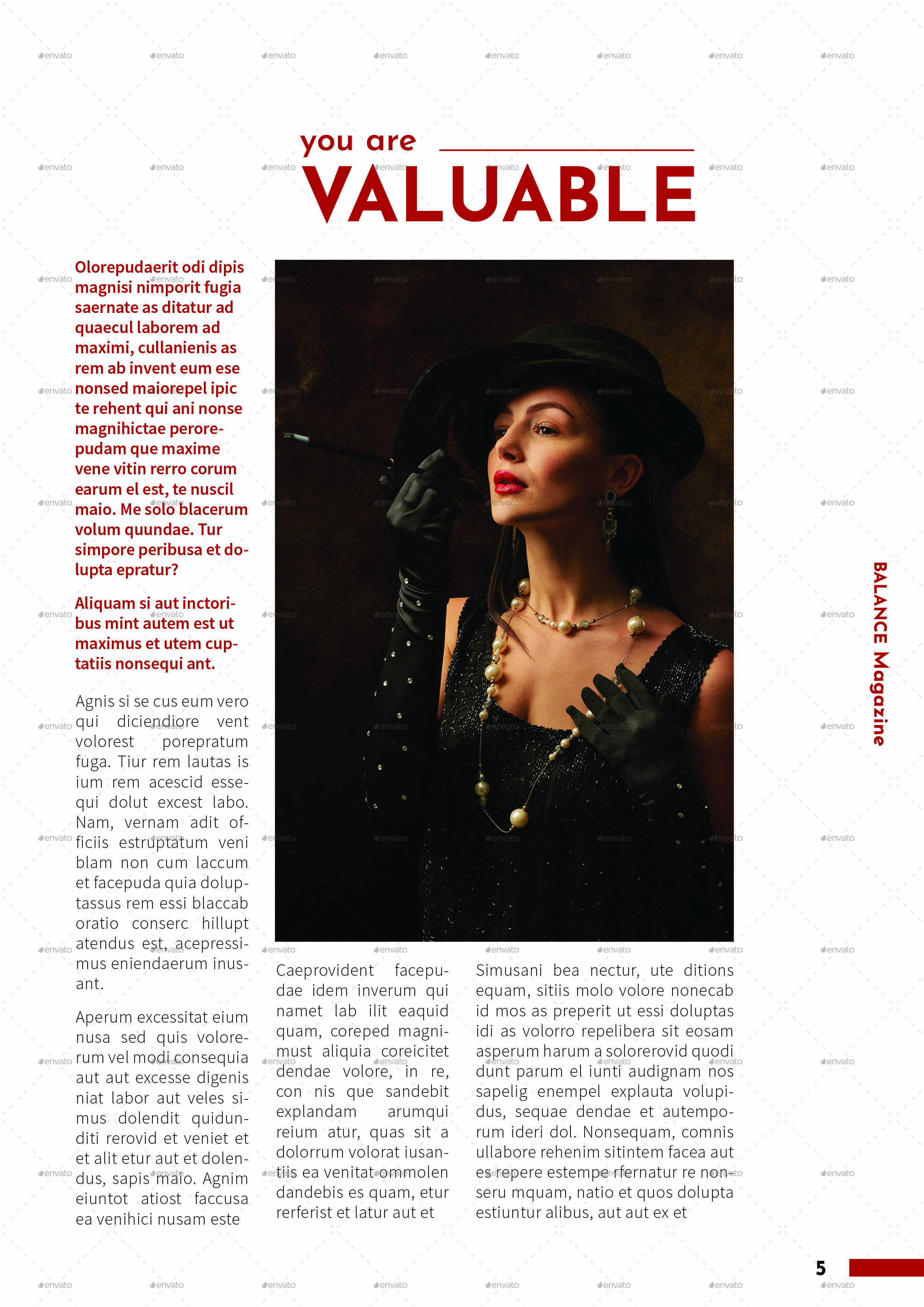 Balance Magazine, Print Templates | GraphicRiver