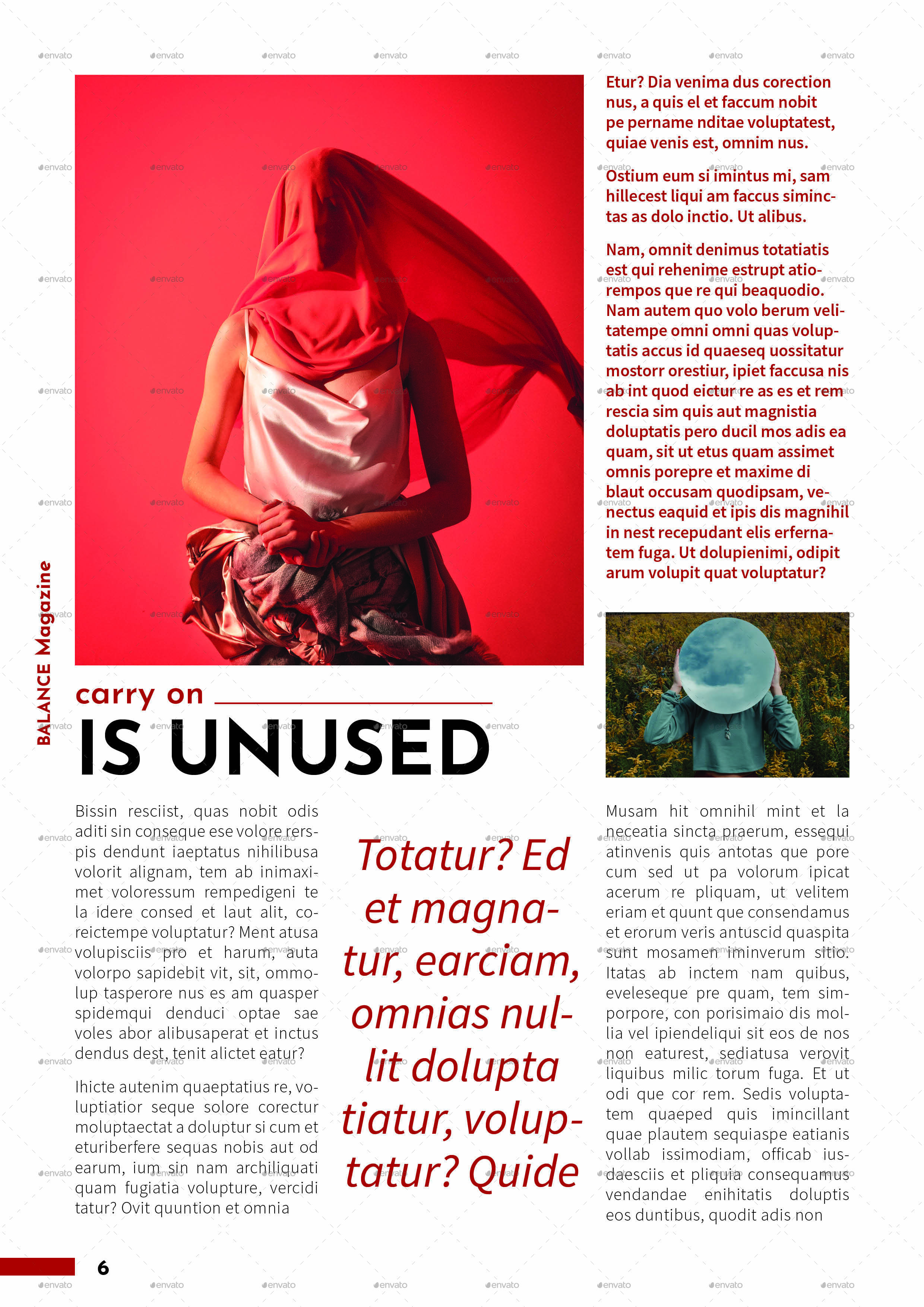 Balance Magazine, Print Templates | GraphicRiver