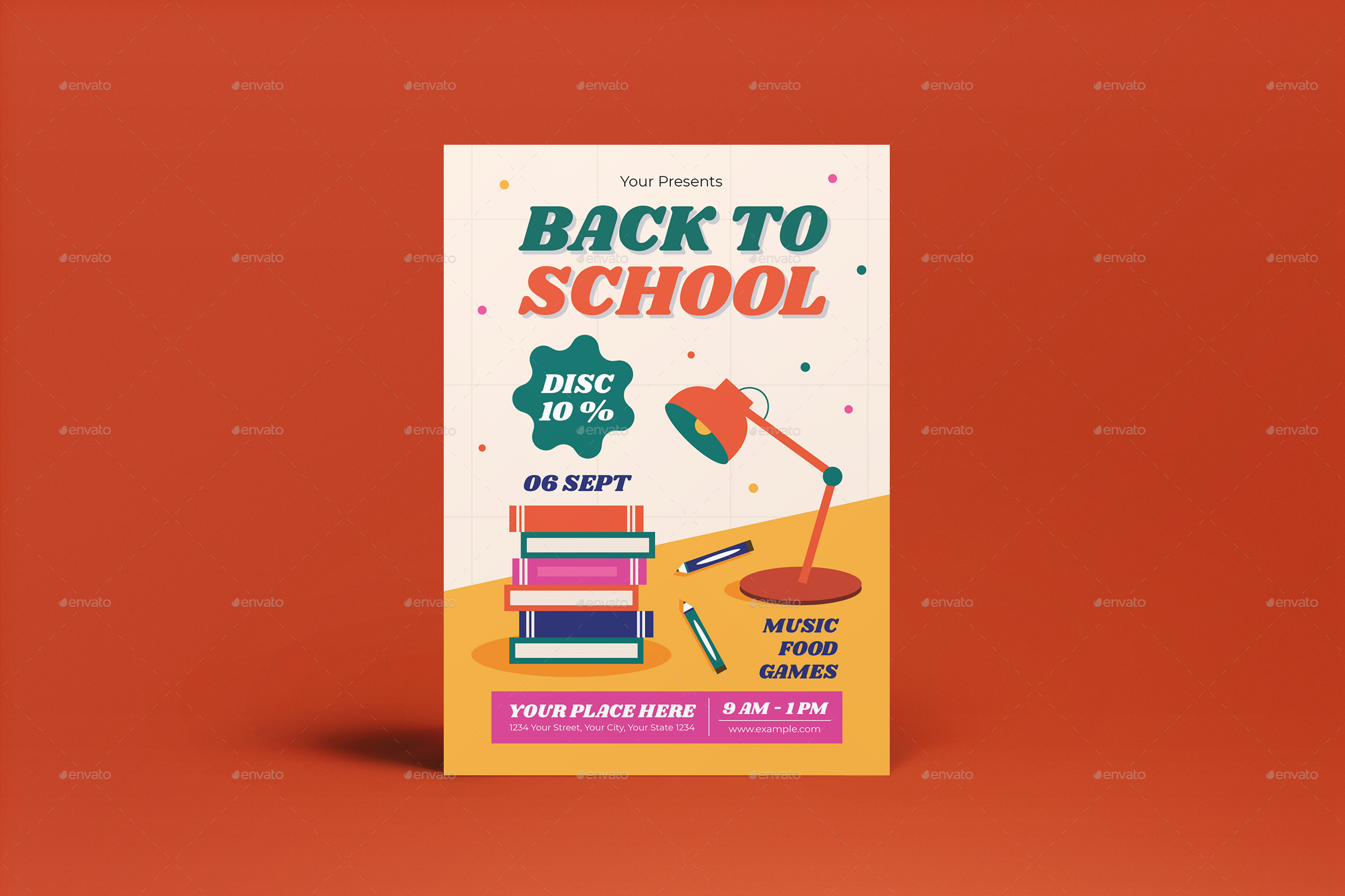 Back To School Flyer, Print Templates | GraphicRiver