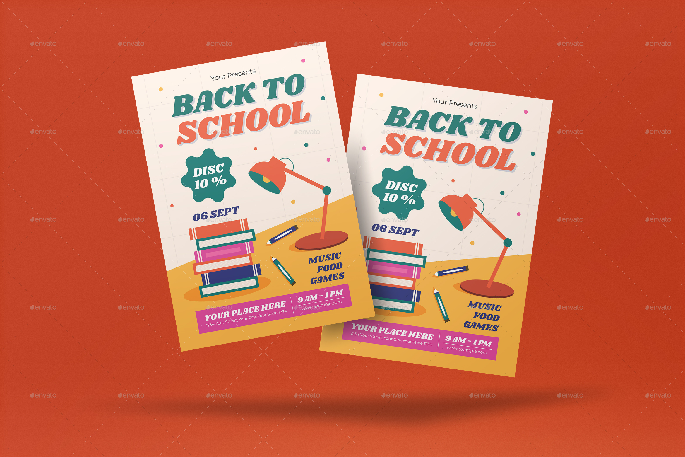 Back To School Flyer, Print Templates | GraphicRiver