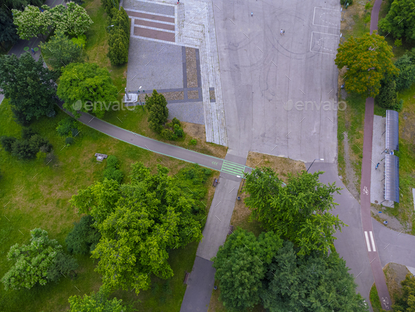City park top view Stock Photo by bestproject | PhotoDune