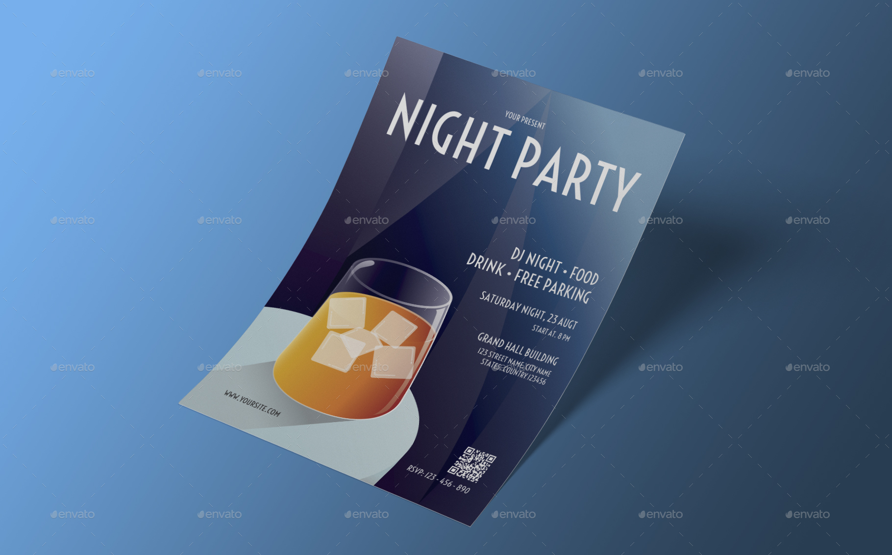 Night Party Flyer, Print Templates | GraphicRiver
