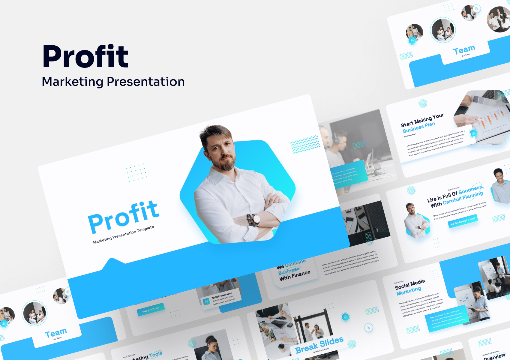 Profit - Marketing PowerPoint Template, Presentation Templates ...