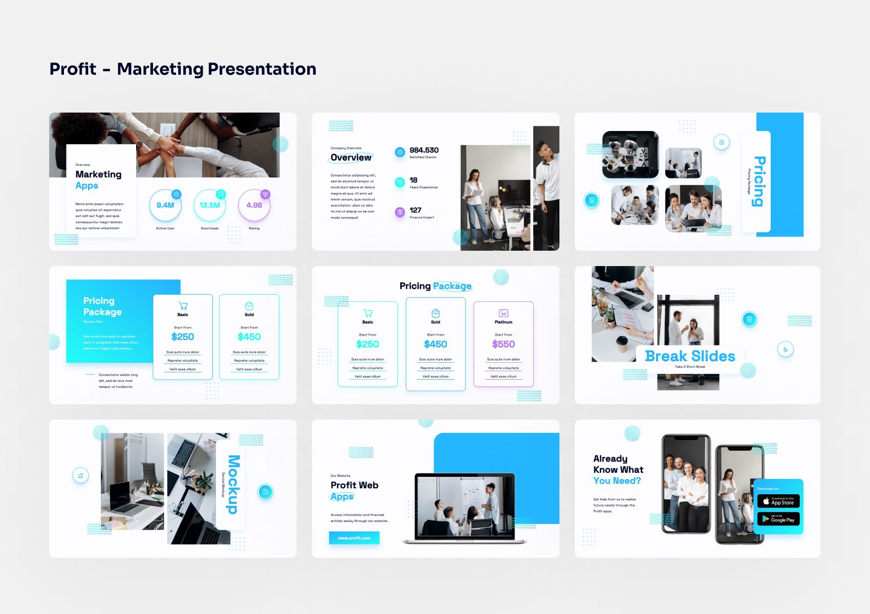 Profit - Marketing PowerPoint Template, Presentation Templates ...