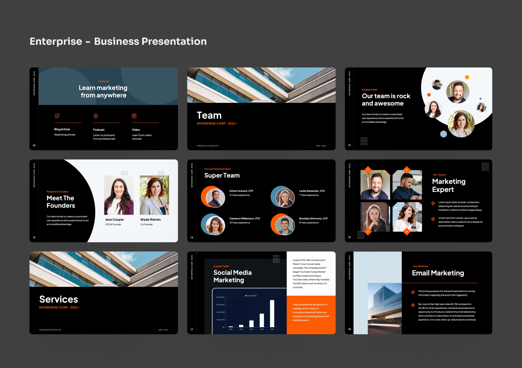 Enterprise - Business PowerPoint Template, Presentation Templates ...
