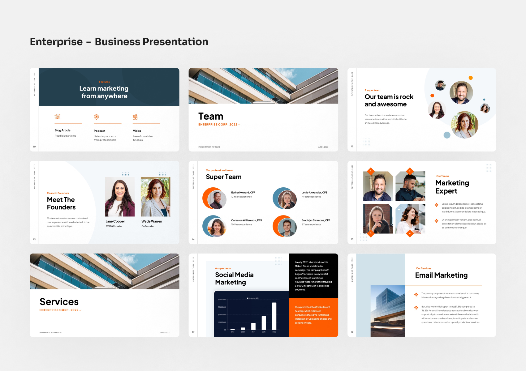 Enterprise - Business PowerPoint Template, Presentation Templates ...