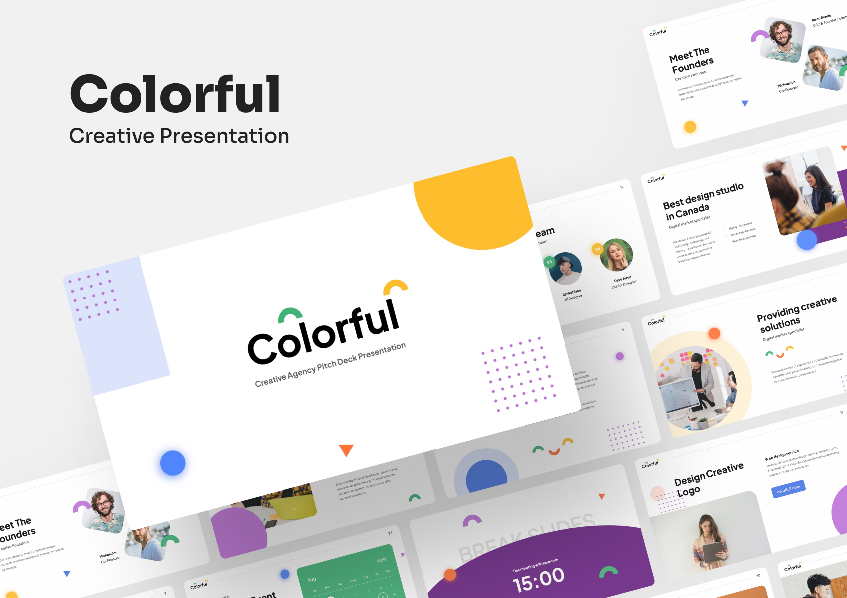 Colorful - Creative PowerPoint Presentation, Presentation Templates
