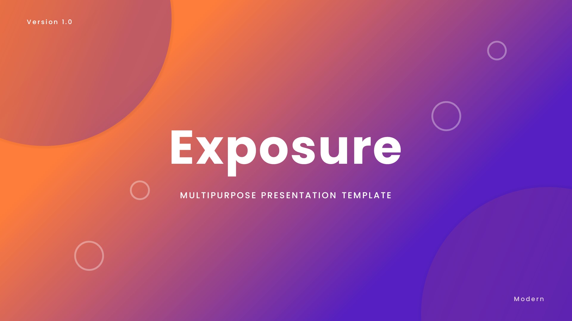 Exposure - Multipurpose Business PowerPoint Template, Presentation ...