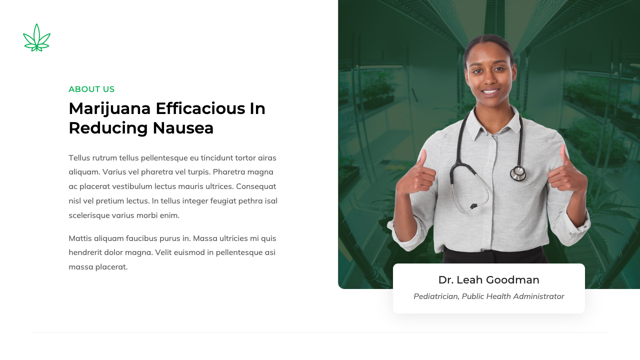 Cannabiz - Medical Marijuana & Cannabis PowerPoint Template ...