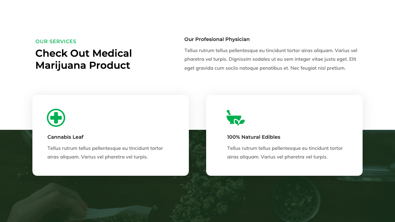 Cannabiz - Medical Marijuana & Cannabis PowerPoint Template ...