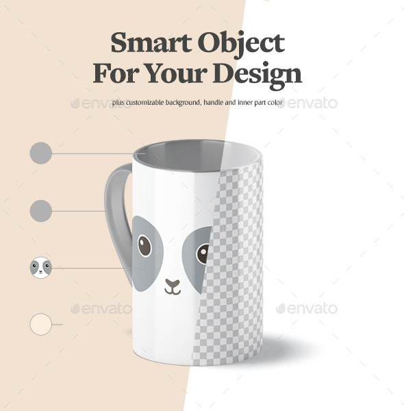Cylindrical Mug Animated Mockup 11oz, Graphics | GraphicRiver