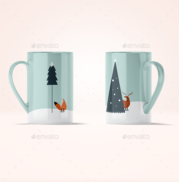 Cylindrical Mug Animated Mockup 11oz, Graphics | GraphicRiver