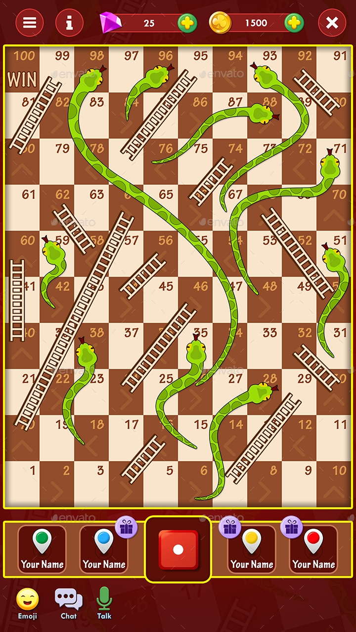 Ludo & Snakes & Ladders, Game Assets | GraphicRiver