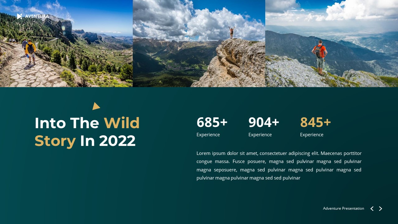 Aventura - Adventure & Traveling Presentation - Powerpoint Templates ...
