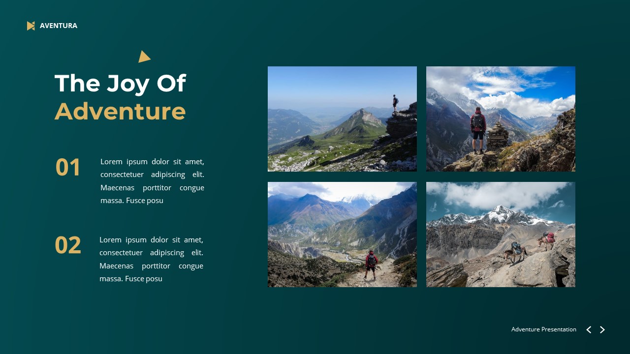Aventura - Adventure & Traveling Presentation - Powerpoint Templates ...
