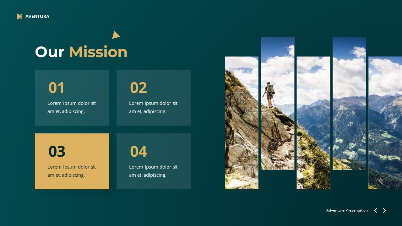 Aventura - Adventure & Traveling Presentation - Powerpoint Templates ...