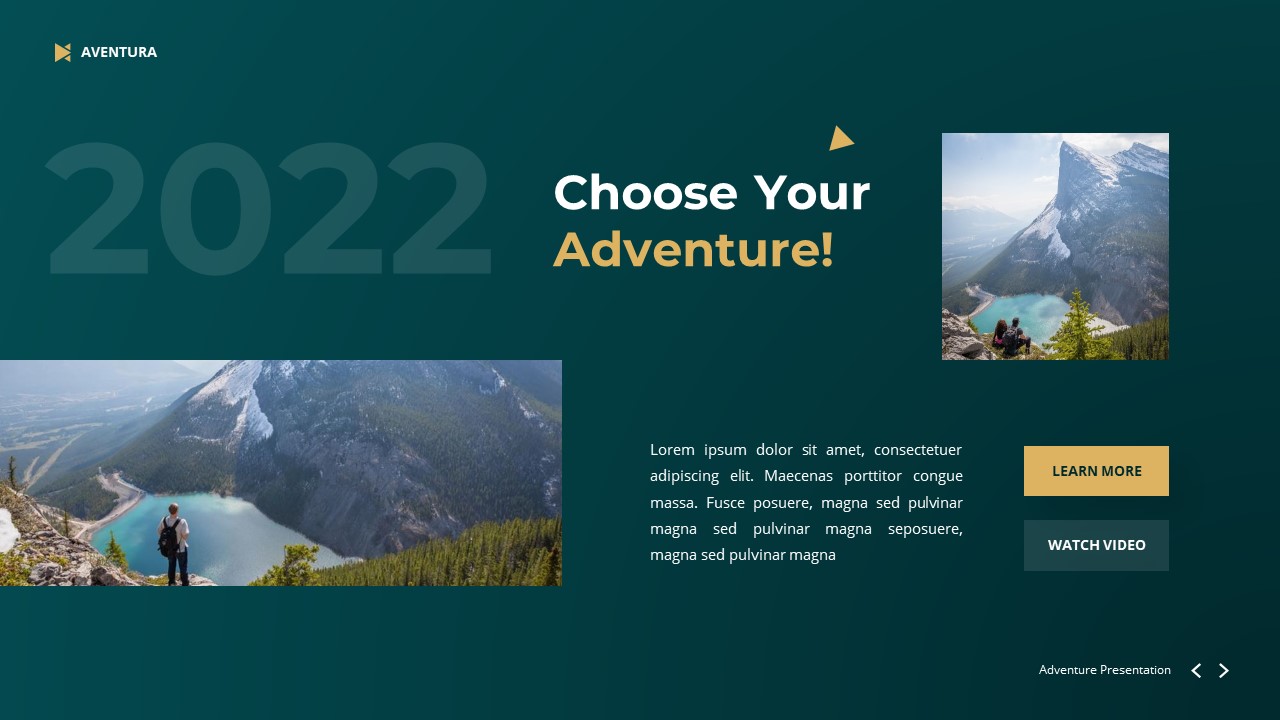 Aventura - Adventure & Traveling Presentation - Powerpoint Templates ...