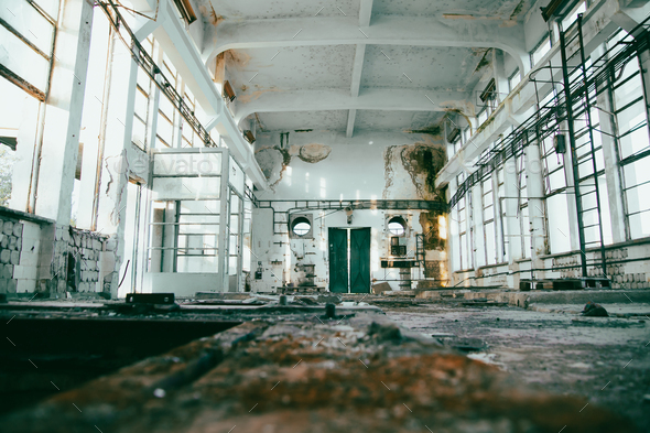 Interior of a ruined building Stock Photo by erika8213 | PhotoDune