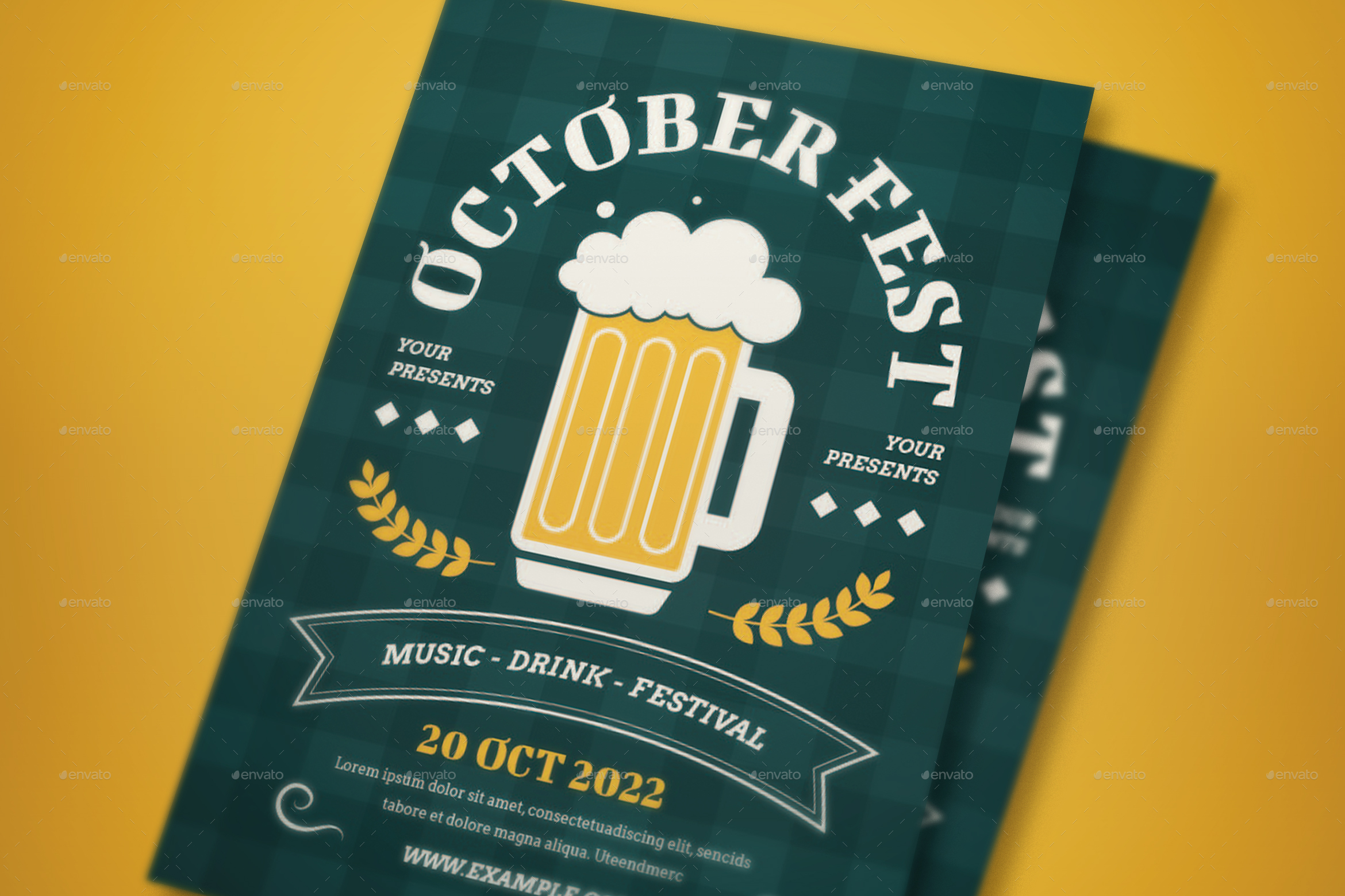 October Fest Flyer Set, Print Templates | GraphicRiver