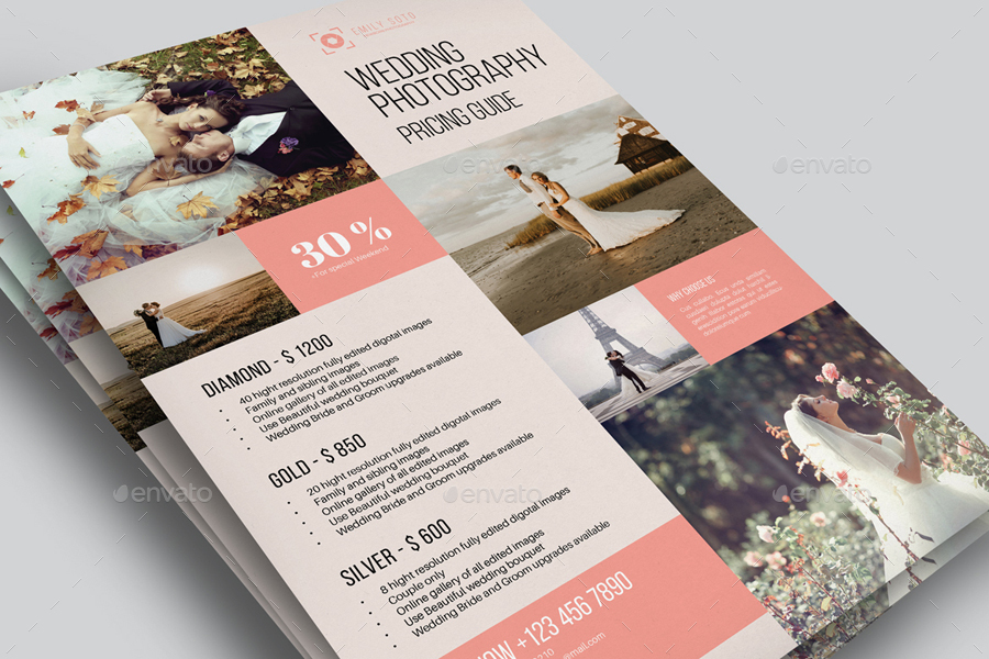 Wedding Flyer, Print Templates | GraphicRiver
