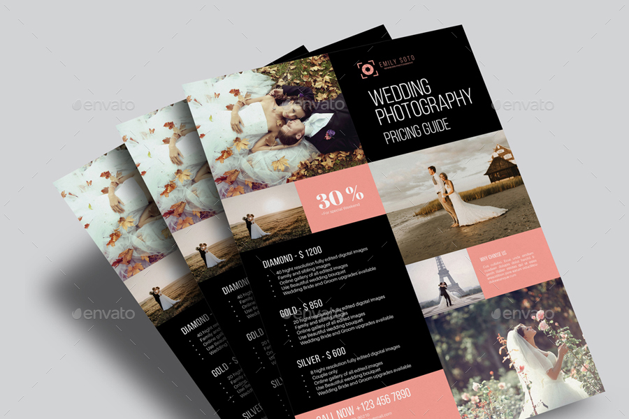 Wedding Flyer, Print Templates | GraphicRiver