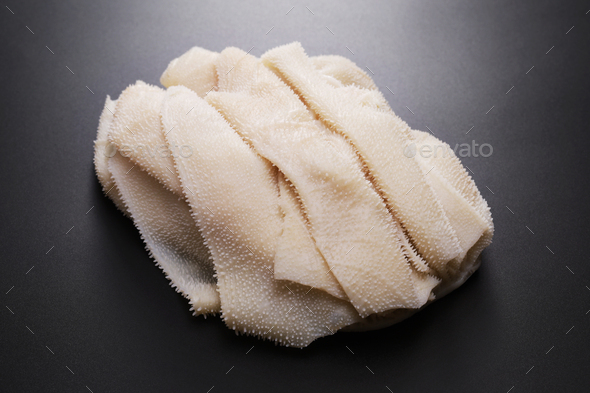 Boiled, peeled and whitened beef omasum (cow’s third stomach) Stock ...