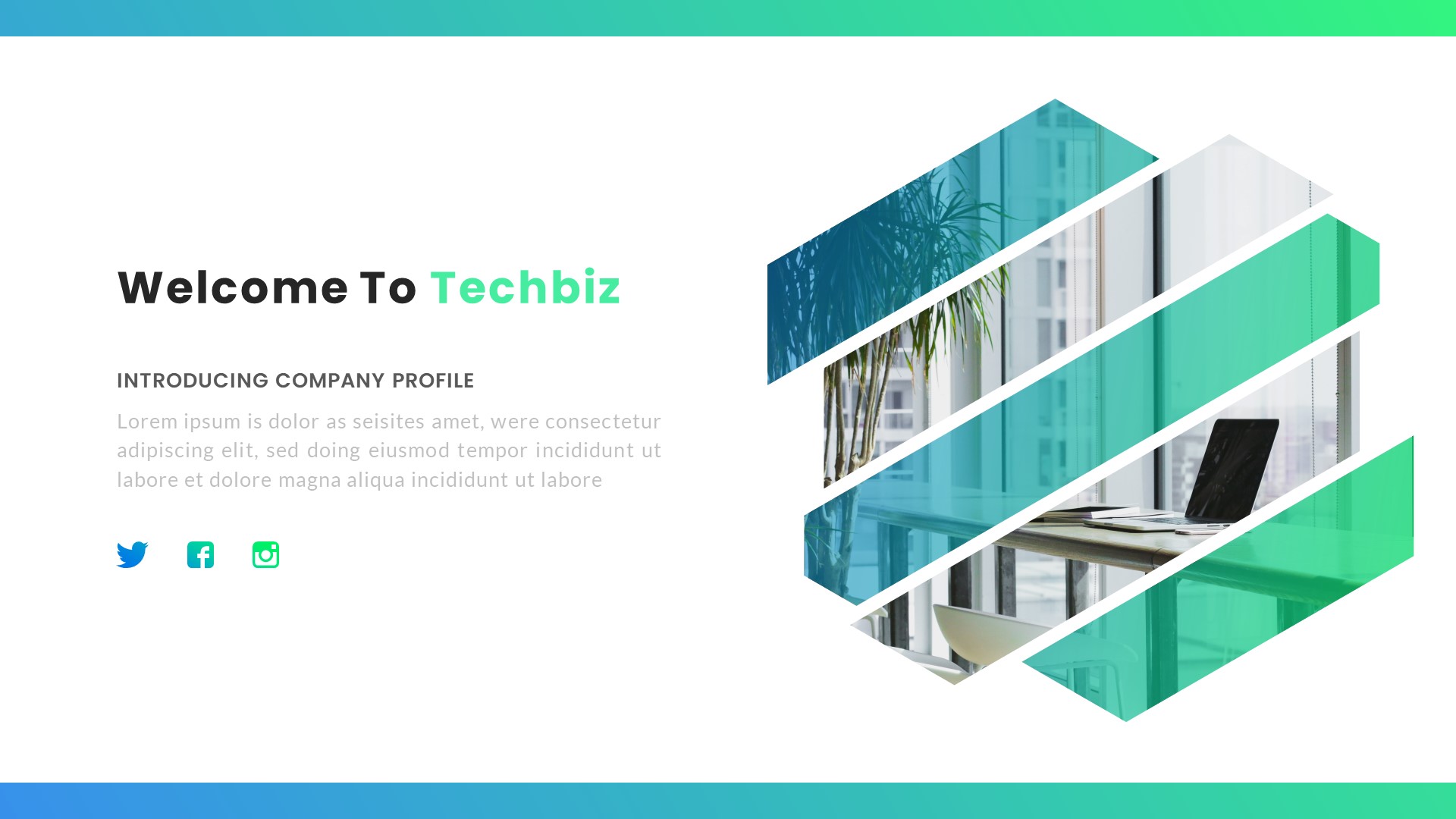 Techbiz - Multipurpose Business PowerPoint Template, Presentation Templates