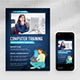 Computer Education Flyer Template, Print Templates | GraphicRiver