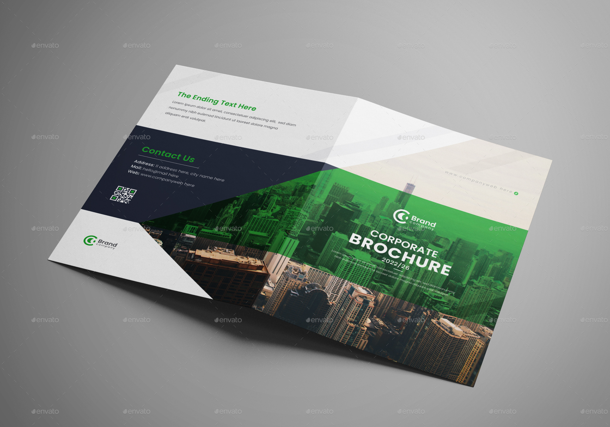 Bi-Fold Brochure Template, Print Templates | GraphicRiver